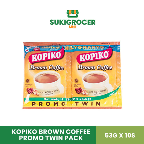 Kopiko Brown Coffee Promo Twin Pack 53G x 10s