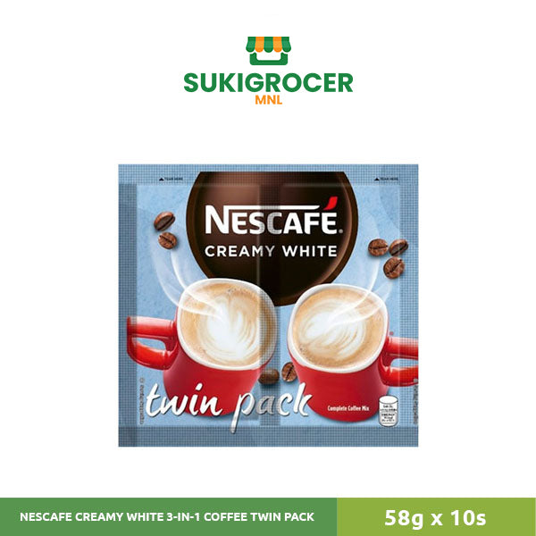 Nescafe Creamy White 3-in-1 Coffee Twin Pack 58G x 10s